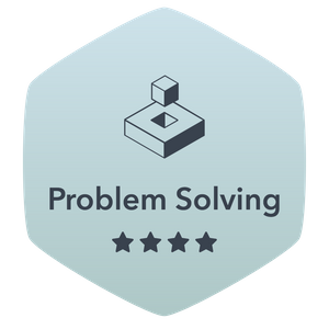 Just earned my 4th star on the Problem Solving Badge on HackerRank!